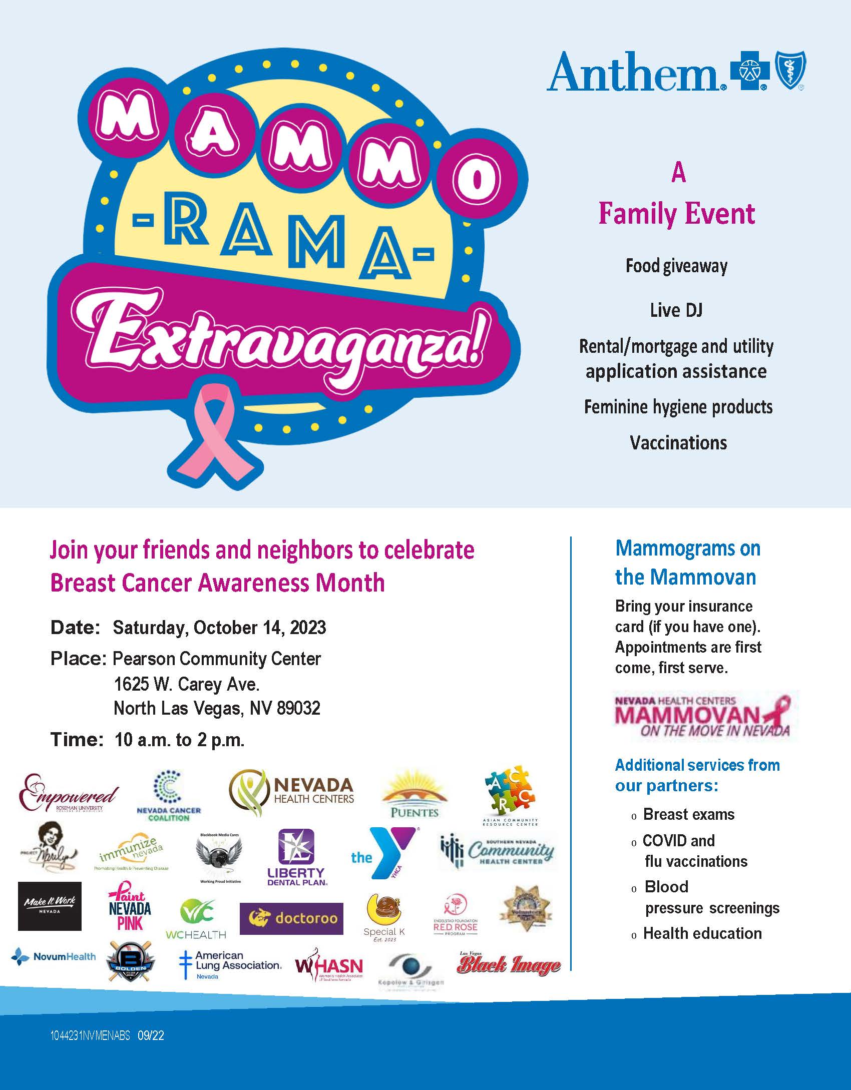 Mammo-rama Extravaganza - Get Healthy Clark County